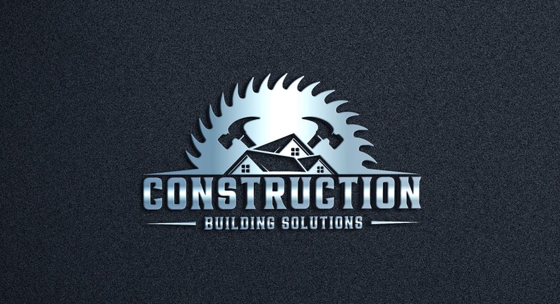 Custom Construction Logo Design Construction Logo Roofing - Etsy