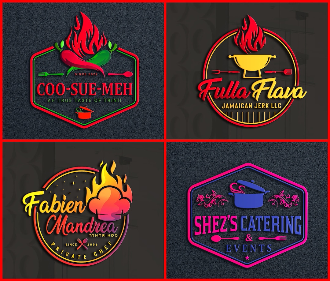 I Will Design Restaurant Logo and Food Logo Within 24 Hours - Etsy