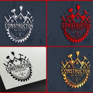 I Will Design Custom Construction Logo, Handyman Logo, Real Estate Logo ...
