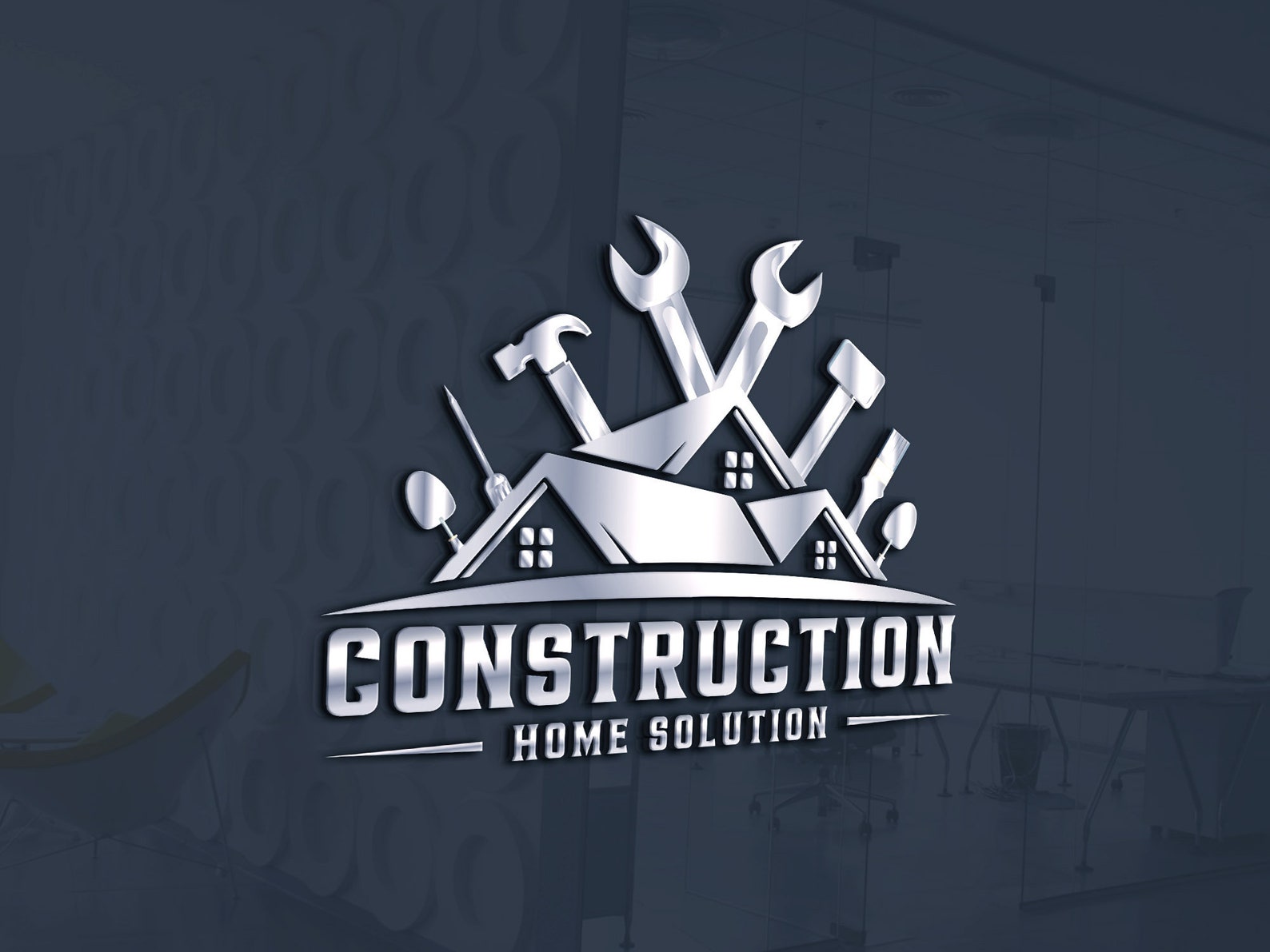 Construction Logo Design Handyman Logo Home Improvement Home Repair ...