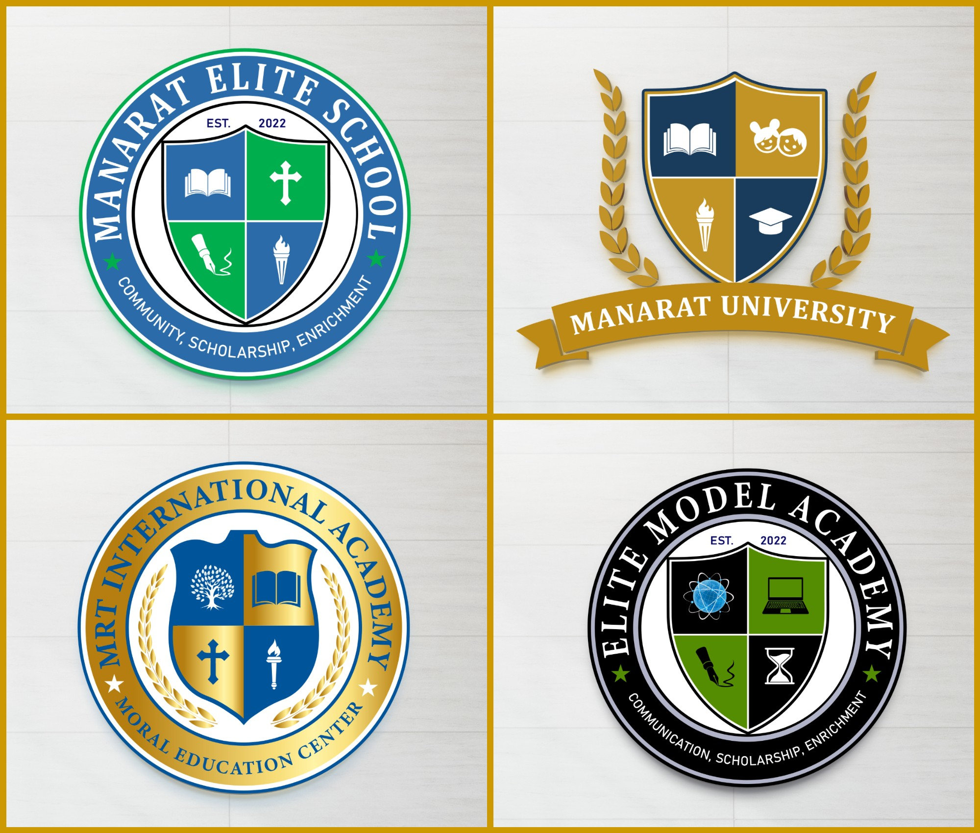 I Will Design Custom Education Logo Collage Logo University - Etsy