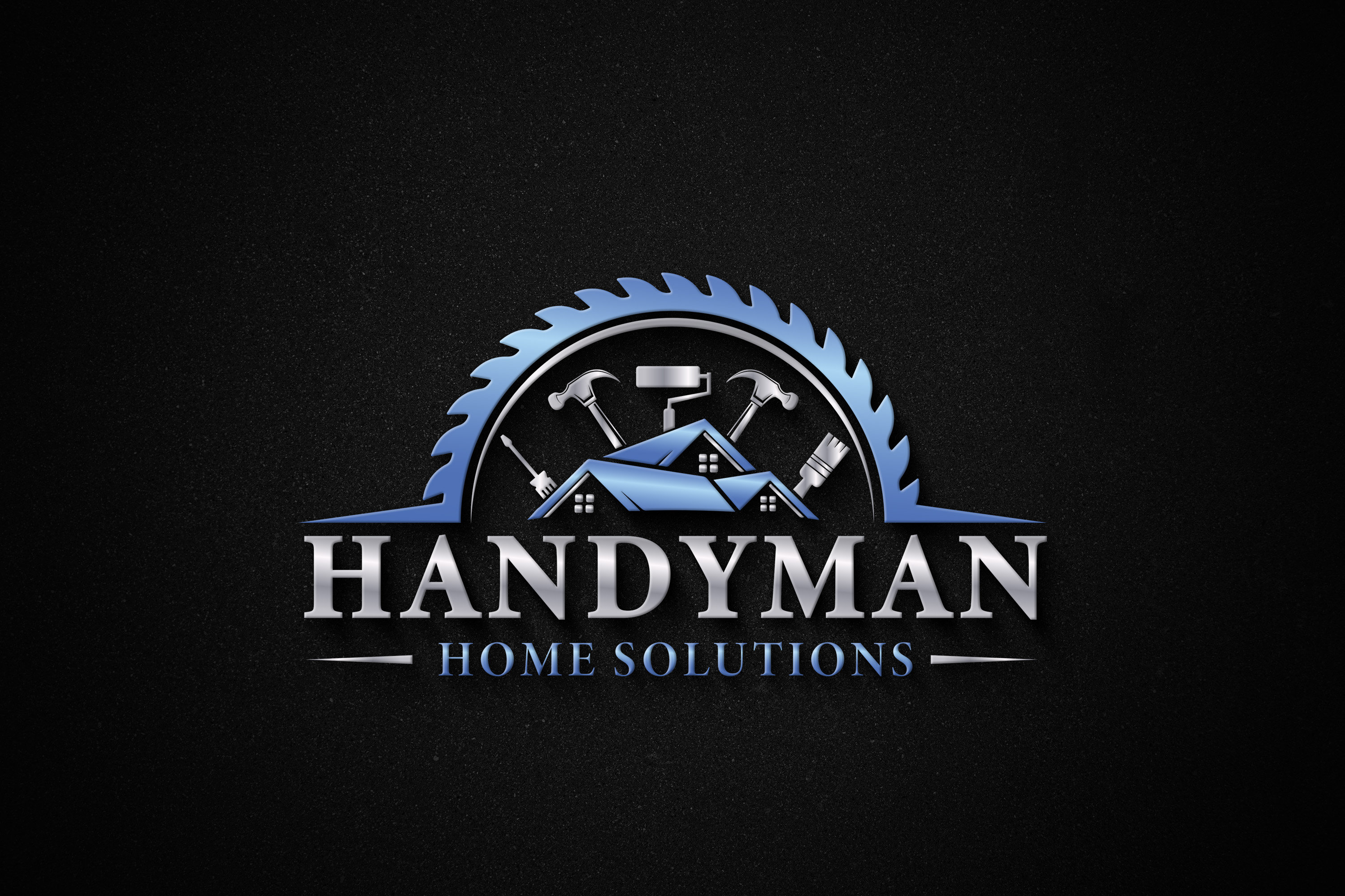 I Will Design Custom Construction Logo Handyman Logo - Etsy