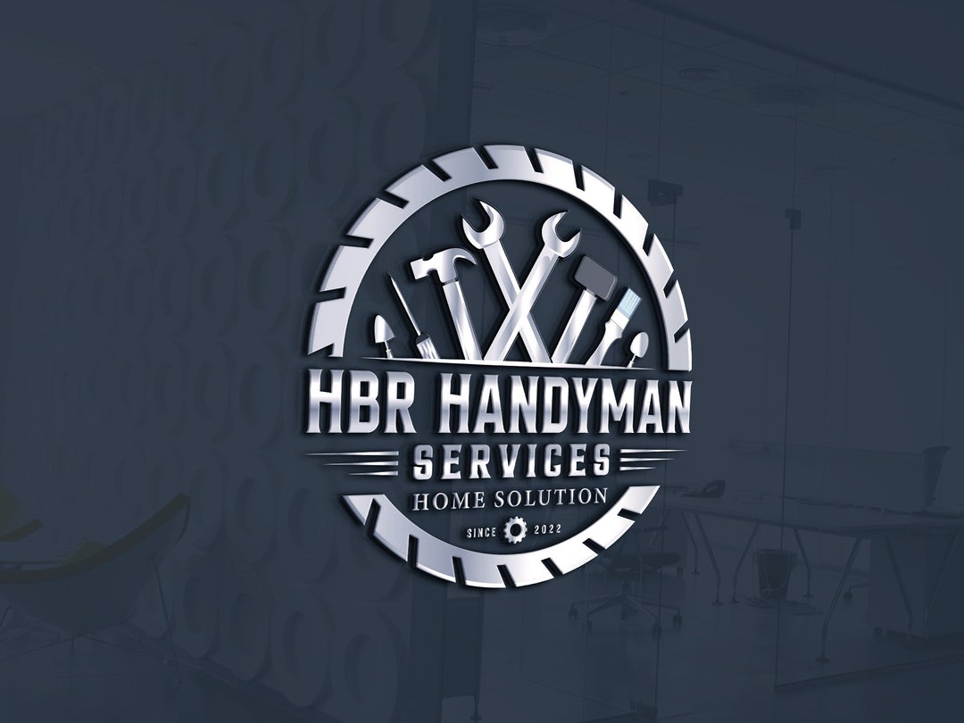 Construction Logo Design | Handyman Logo | Handyman Service | Home ...