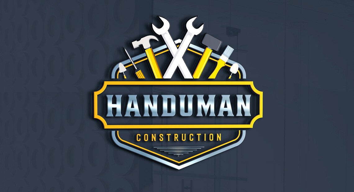 Custom Construction Logo Construction Logo Design Hammer - Etsy