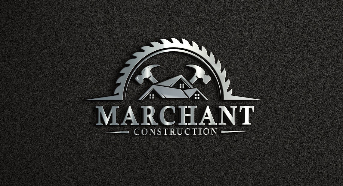 Custom Construction Logo Construction Logo Design Hammer - Etsy