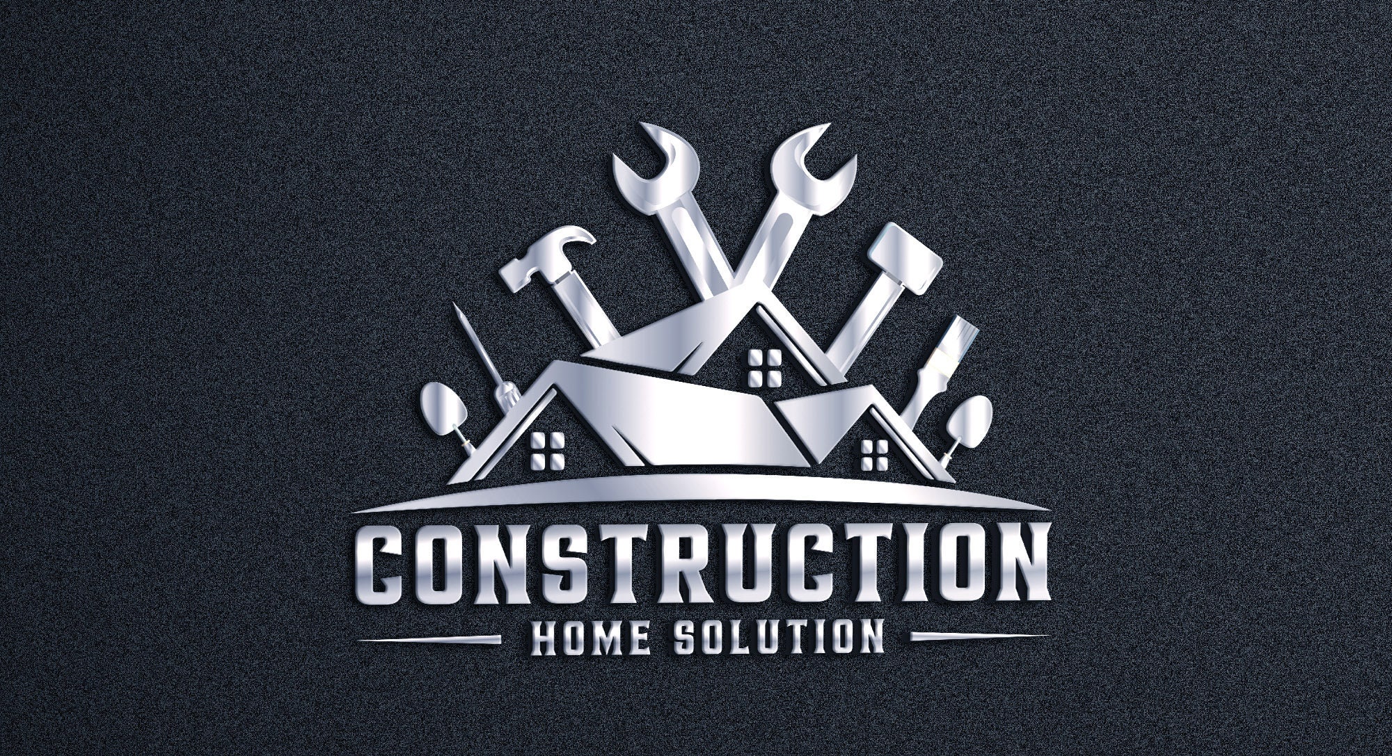 Construction Logo Design Handyman Logo Home Improvement Home Repair ...