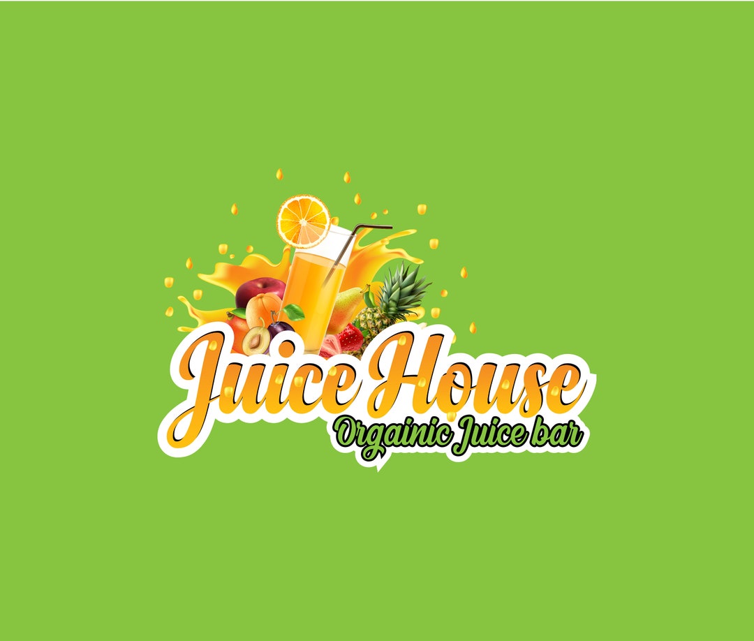 Juice Logo | Fresh Juice | Healthy Food | Organic Food Logo ...