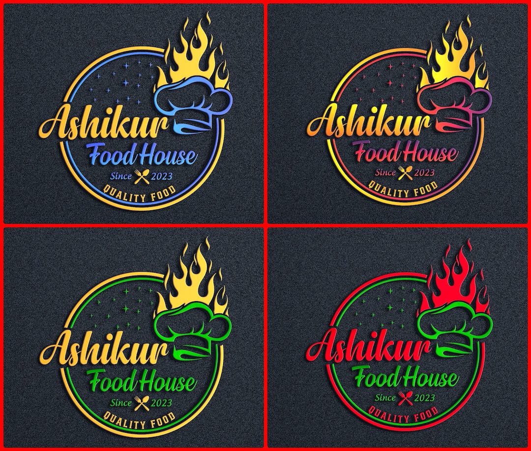 I Will Design Custom Restaurant Logo and Food Logo Within 24 Hours - Etsy