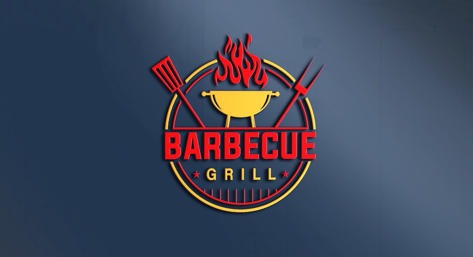 Custom BBQ Logo Design Grill & BBQ Branding BBQ Catering Branding ...