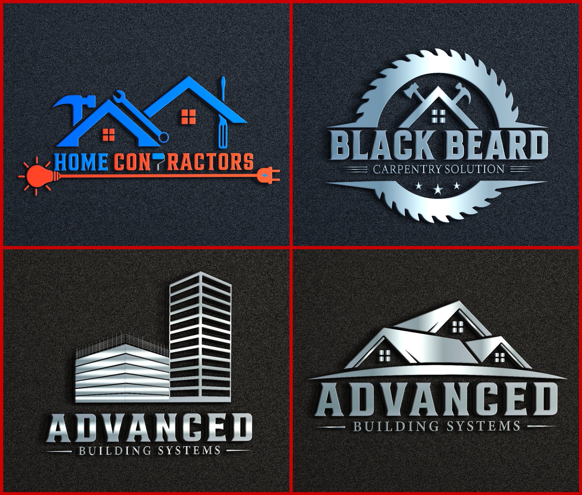 I Will Design Construction Logo Plumbing Logo Roofing Logo - Etsy