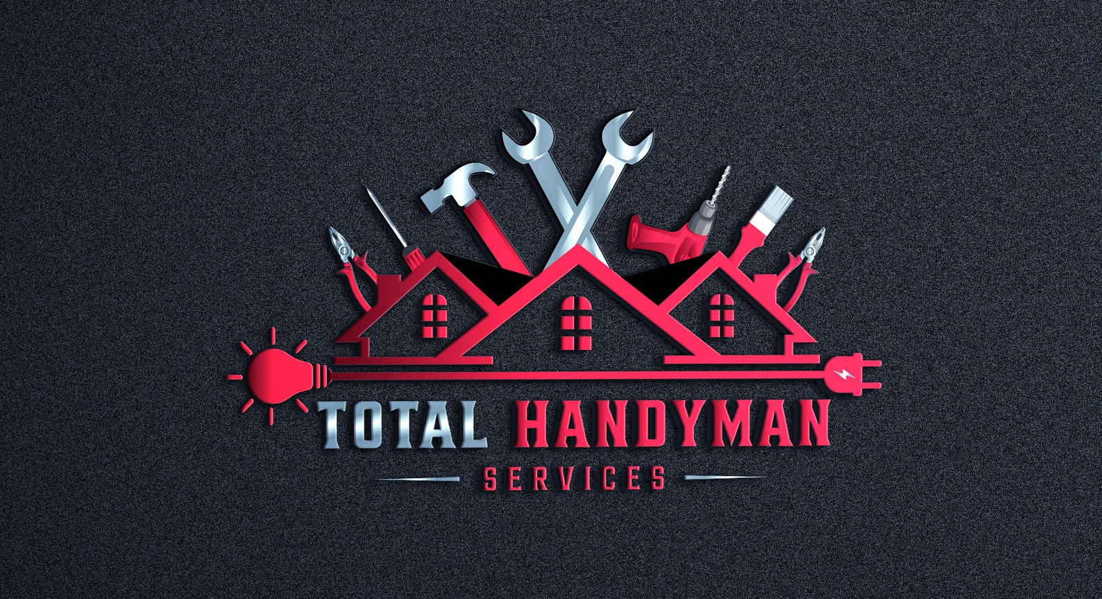 Handyman Services Logo Design | Tools Man Logo | Roofing Logo ...