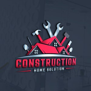 Construction Logo, Home Remodeling Logo, Home Improvement Logo ...