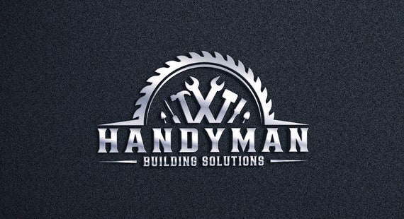 Heimwerker Logo Vintage Handyman Maskottchen Logo