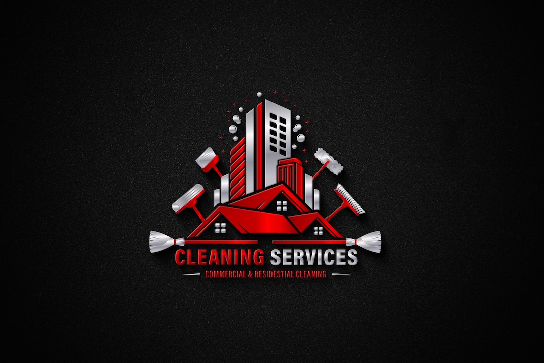 Custom Cleaning Service Logo Design: Professional Maid Branding - Etsy