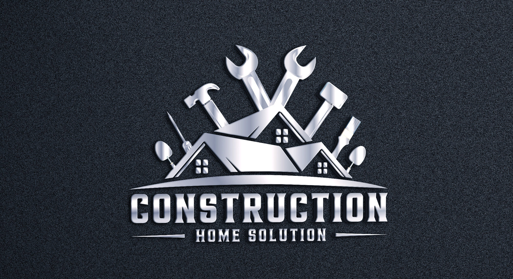 Construction Logo Design Handyman Logo Home Improvement Home Repair ...