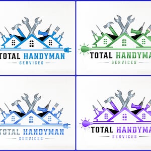 Handyman Logo Design | Tools Man | Handyman Services | Home Repair ...