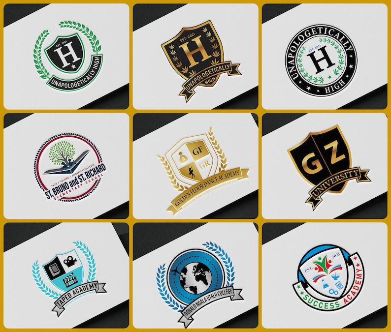 I Will Design Modern Professional Education Logo School Logo - Etsy