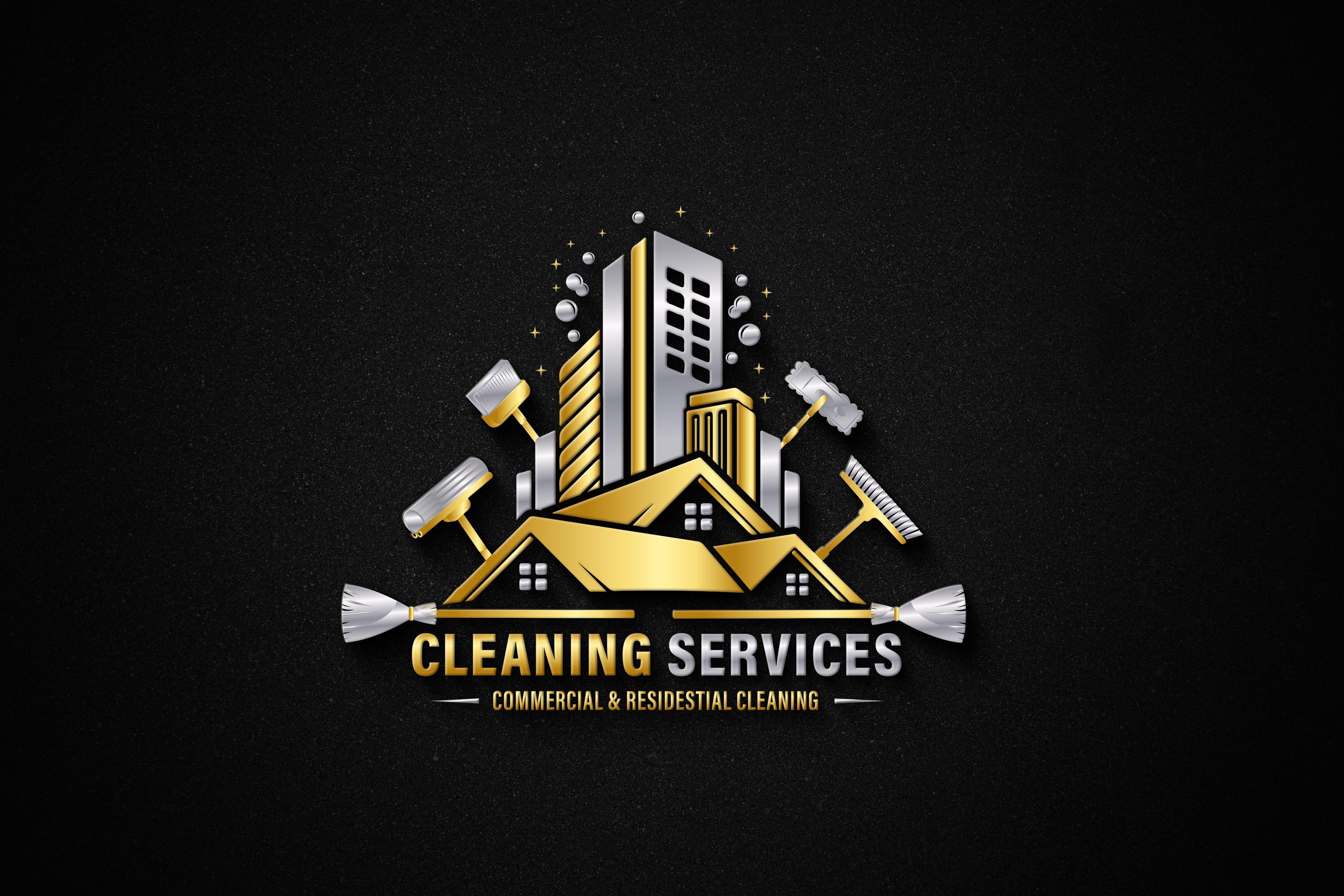 Custom Cleaning Service Logo Design: Professional Maid Branding - Etsy
