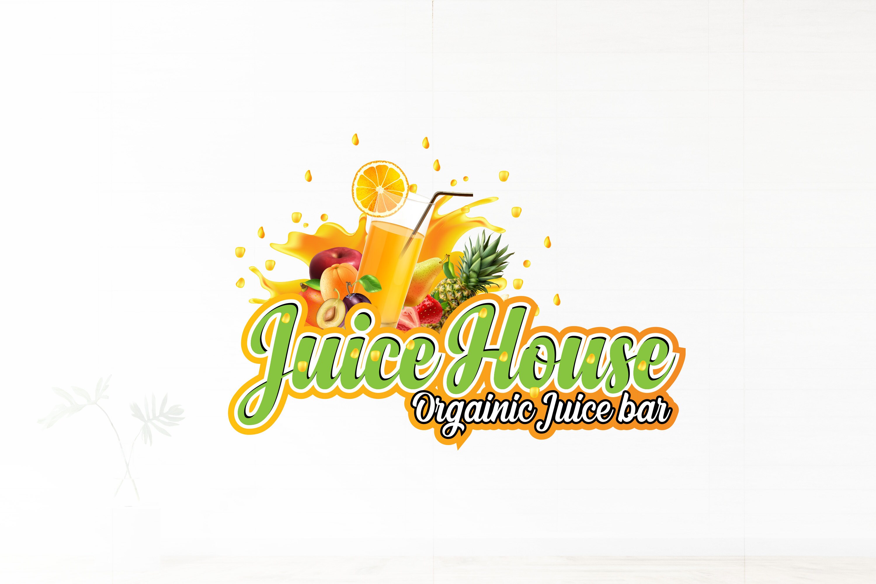 Juice Logo | Fresh Juice | Healthy Food | Organic Food Logo ...
