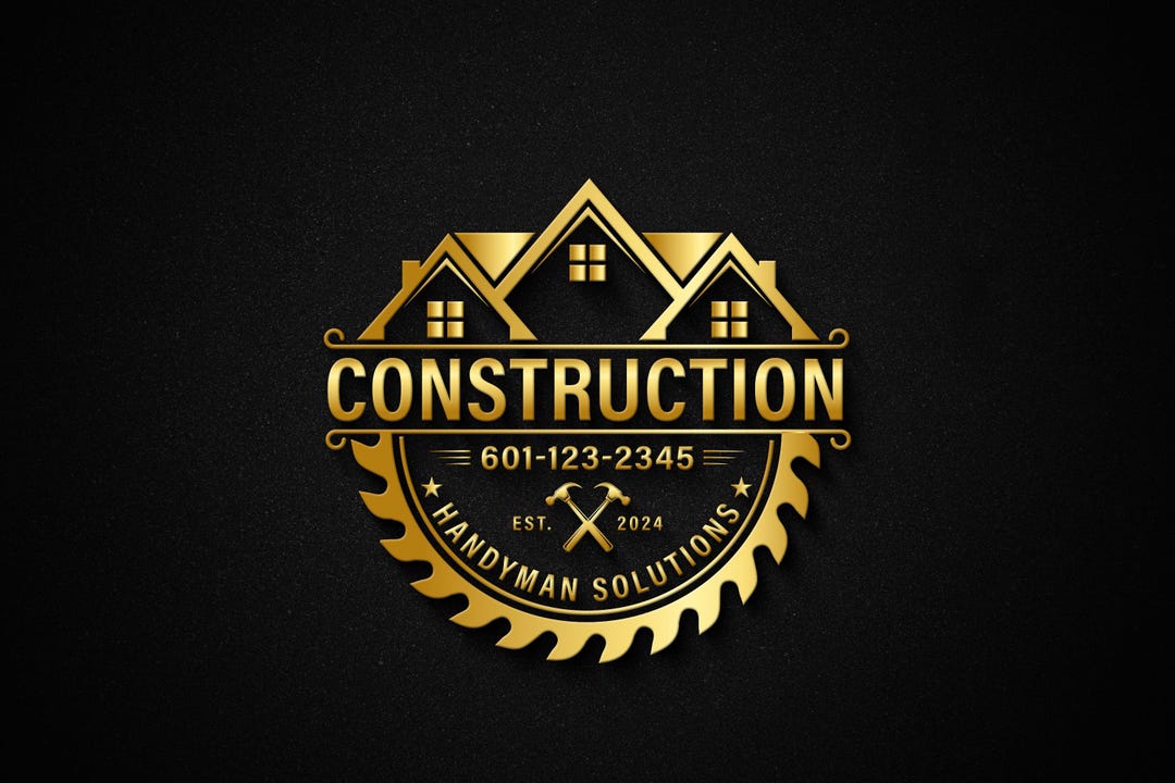 Custom Handyman & Construction Logo Design | USA Construction Logo ...