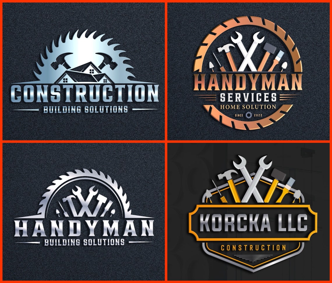 Handyman Services Logo Home Repair Logo Home Improvement Logo Home Renovation Home Remodeling ...