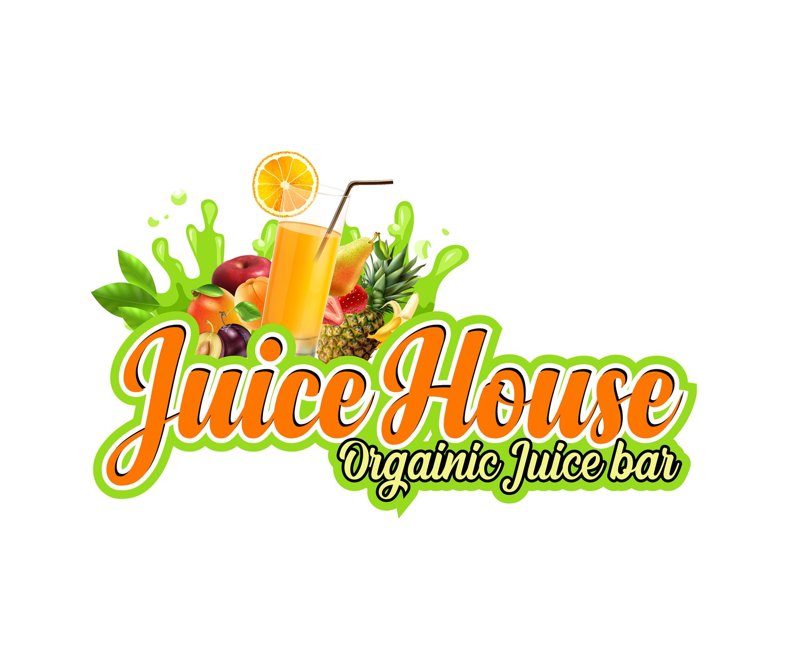 Juice Bar Logo Juice Logo Restaurant Logo Custom Juice Logo Design ...