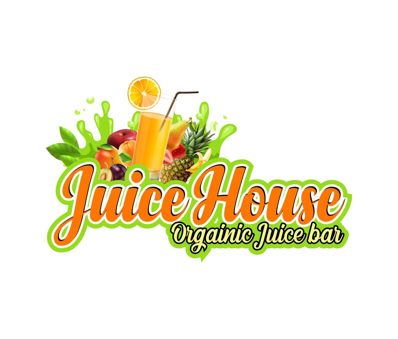 Juice Bar Logo Juice Logo Restaurant Logo Custom Juice - Etsy