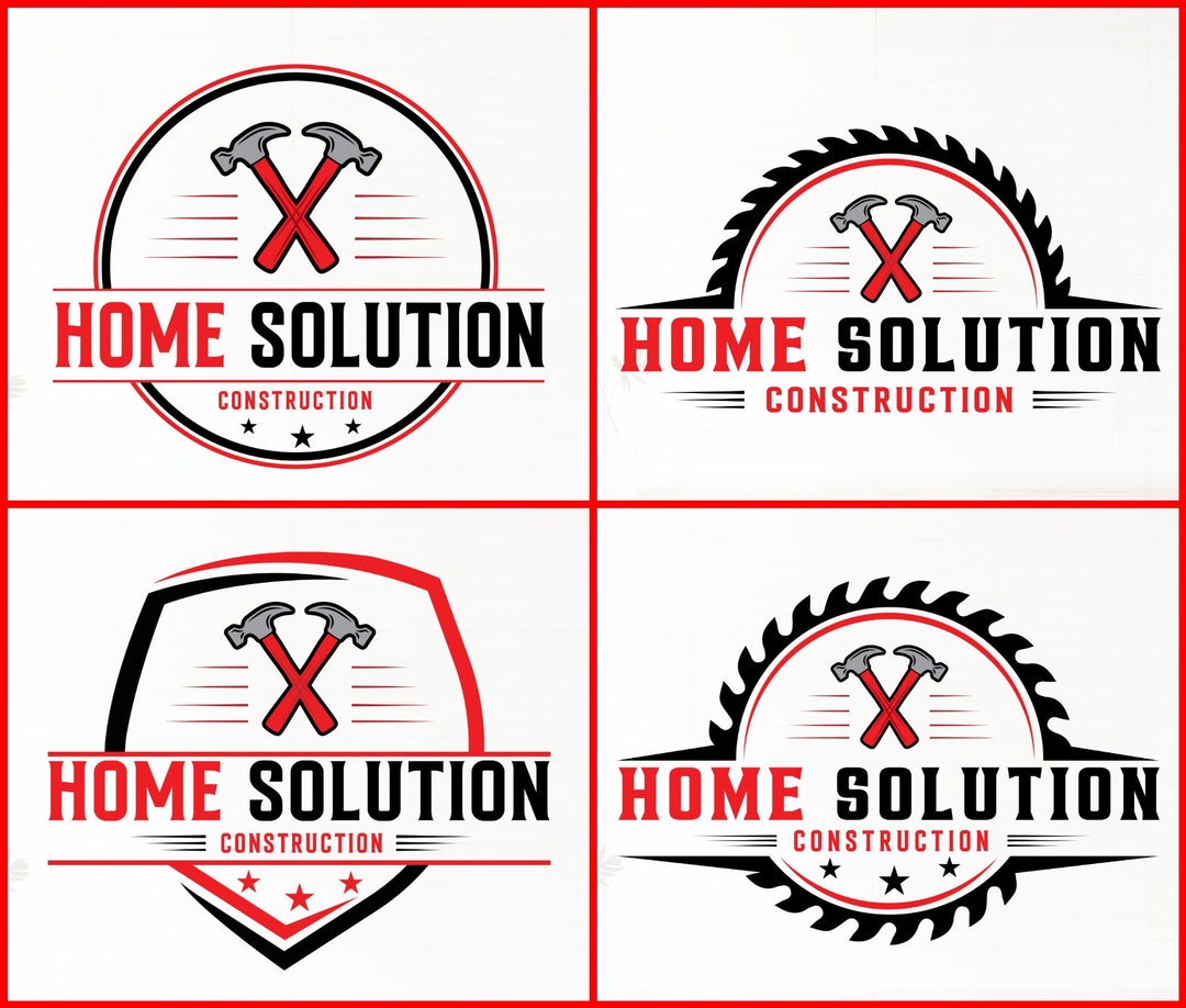 Construction Logo | Handyman Logo | Handyman Services | Home Remodeling ...