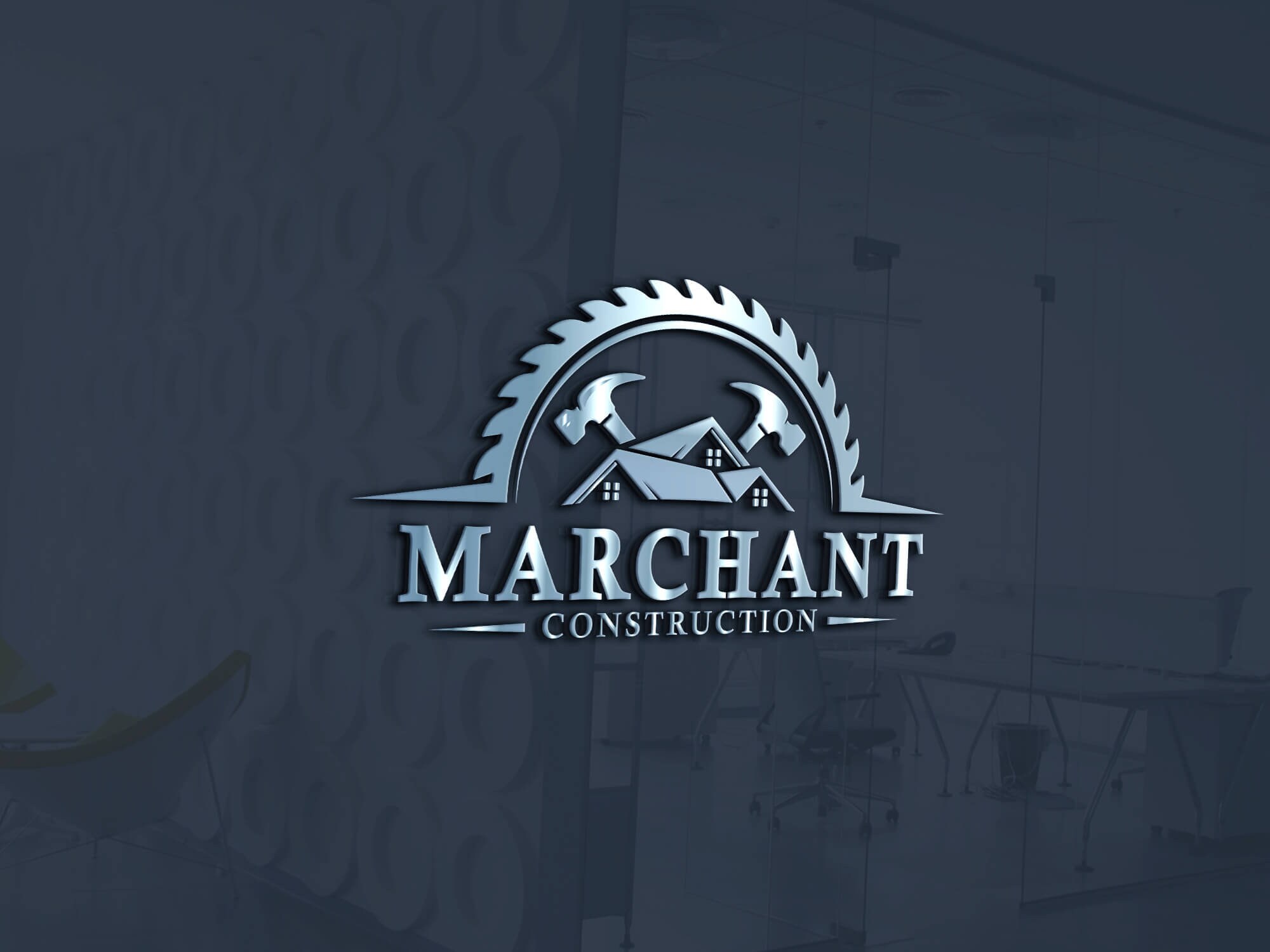 Custom Construction Logo Construction Logo Design Hammer - Etsy