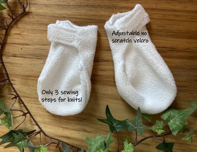 Easy Sew Baby Mittens Pattern: No-scratch, Stay-on Design (PDF Pattern ...