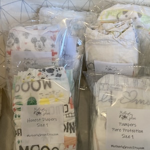 You Pick 6 Diaper Sampler Pack of 24 Diapers in Size 1 for Babies, Baby ...