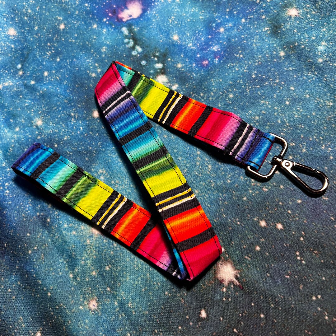 Technicolor LGBT Rainbow Key Lanyard - Etsy
