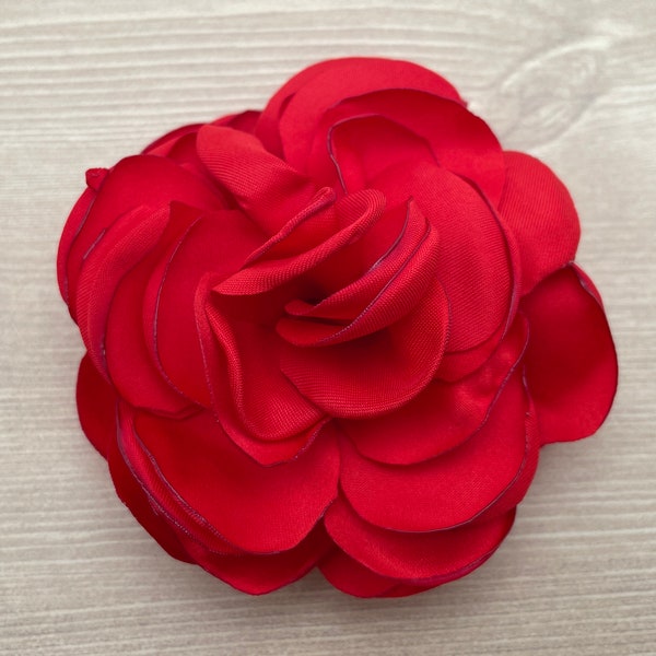 Satin Flower - Etsy