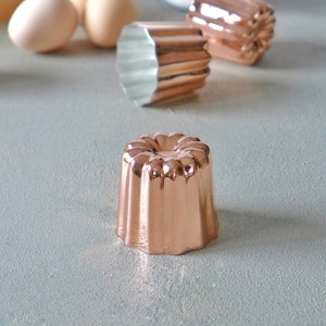 Set of 20 Copper Canele Molds: Vintage Kitchen Decor - Etsy