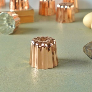Set of 20 Copper Canele Mold Copper Cake Molds Copper Kitchen Molds ...