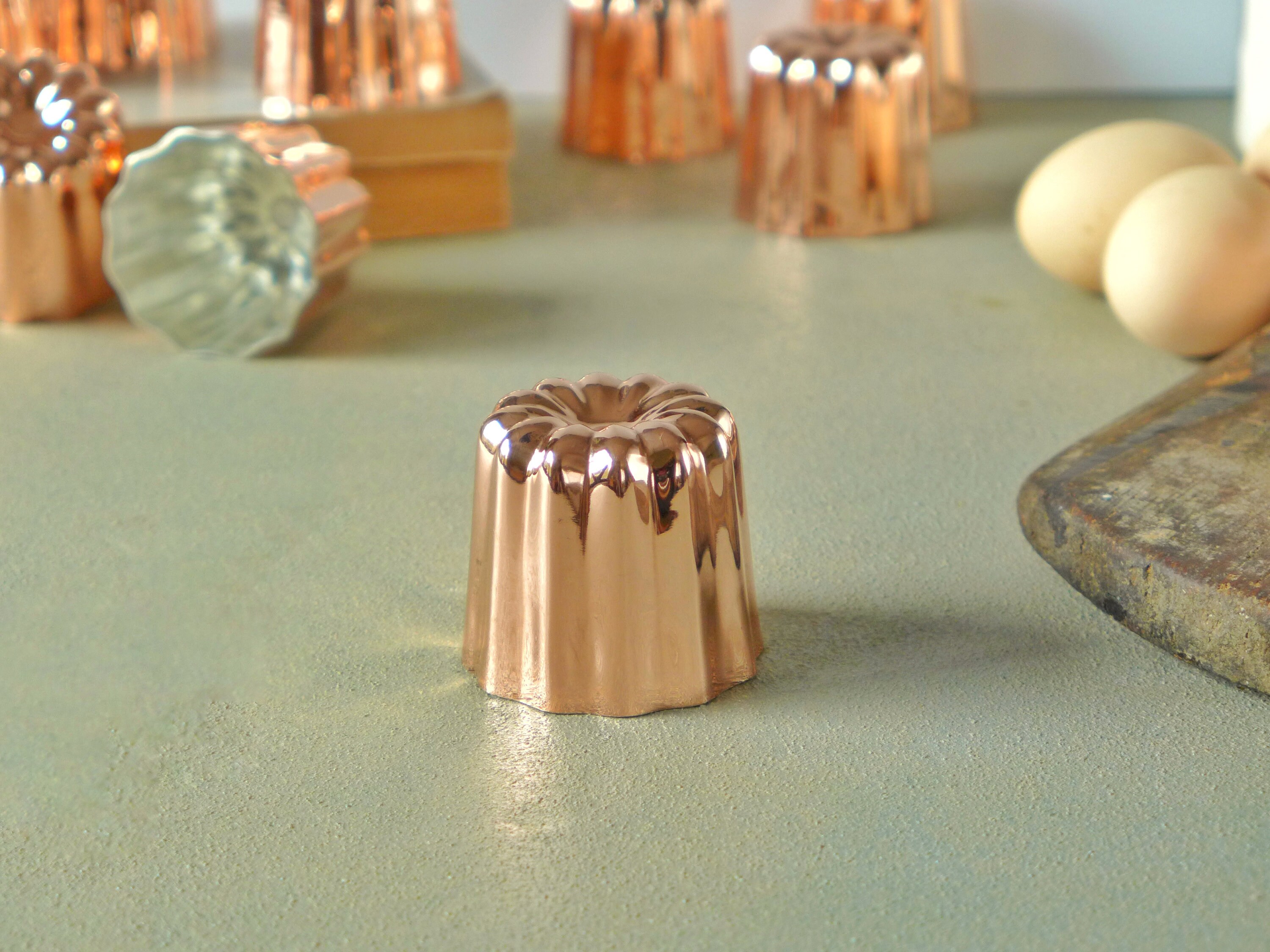 Set of 20 Copper Canele Molds: Vintage Kitchen Decor - Etsy