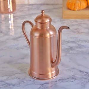 Copper Olive Oil Dispenser Olive Oil Bottle Copper Pitcher Oil Cruet ...