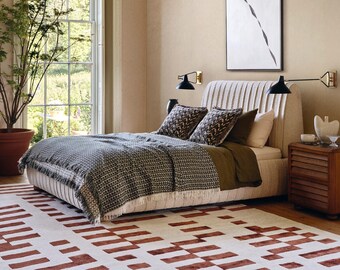 Bespoke Minimalist Bohemian Handmade Designer Rug Custom - Etsy