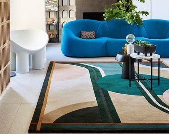 Bespoke Minimalist Bohemian Handmade Designer Rug Custom - Etsy