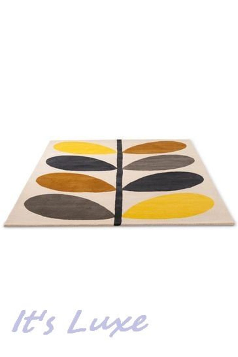 Orla Kiely Rugs Handmade Designer Scandinavian Oversize Art - Etsy