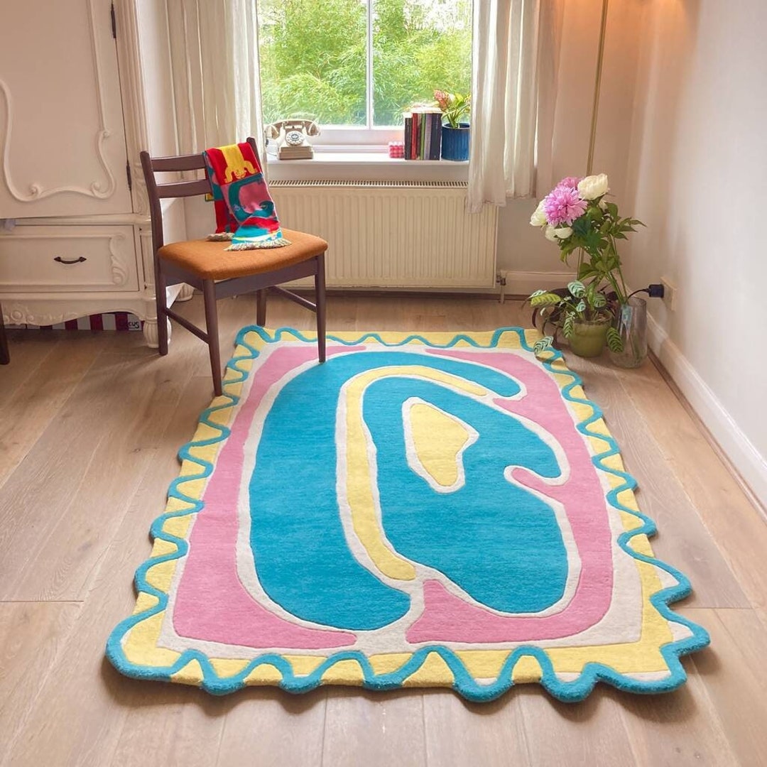 Custom Bespoke Minimalist Bohemian Handmade Designer Rug - Etsy