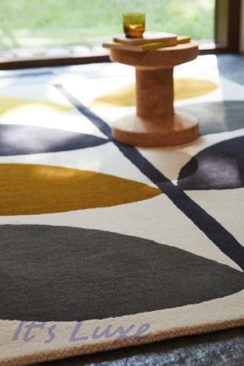 Orla Kiely Rugs Handmade Designer Scandinavian Oversize Art - Etsy