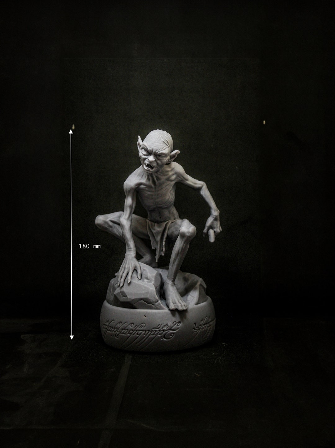 GOLLUM, Lord of the Rings, 18 Cm Paintable Figurine - Etsy
