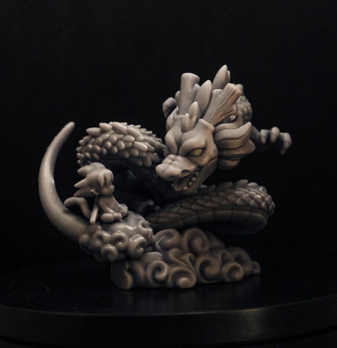 Goku and Shenon Figure to Paint, Dragon Ball Chibi - Etsy