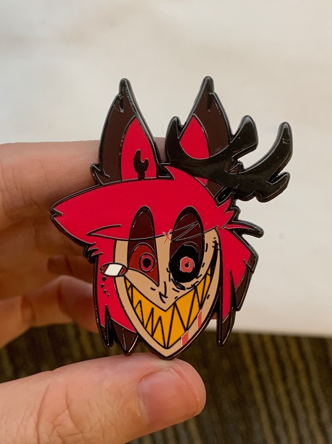 Hazbin Hotel Alastor Enamel Pin - Etsy