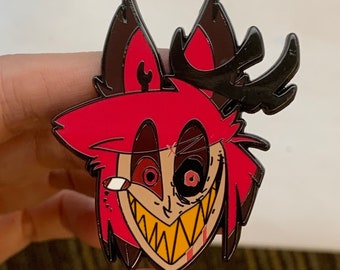Teacup Alastor Hard Enamel Glitter Pin Hazbin Hotel — That’s the Tea ...
