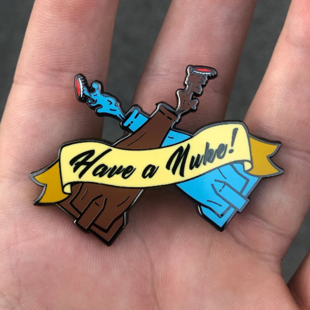Exploding Nuka Cola Enamel Pin - Etsy