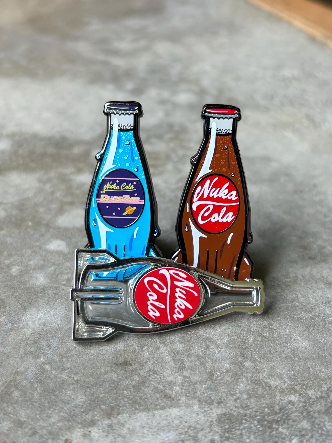 Empty Nuka-cola Bottle Enamel Pin - Etsy