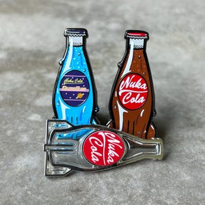 Empty Nuka-cola Bottle Enamel Pin - Etsy