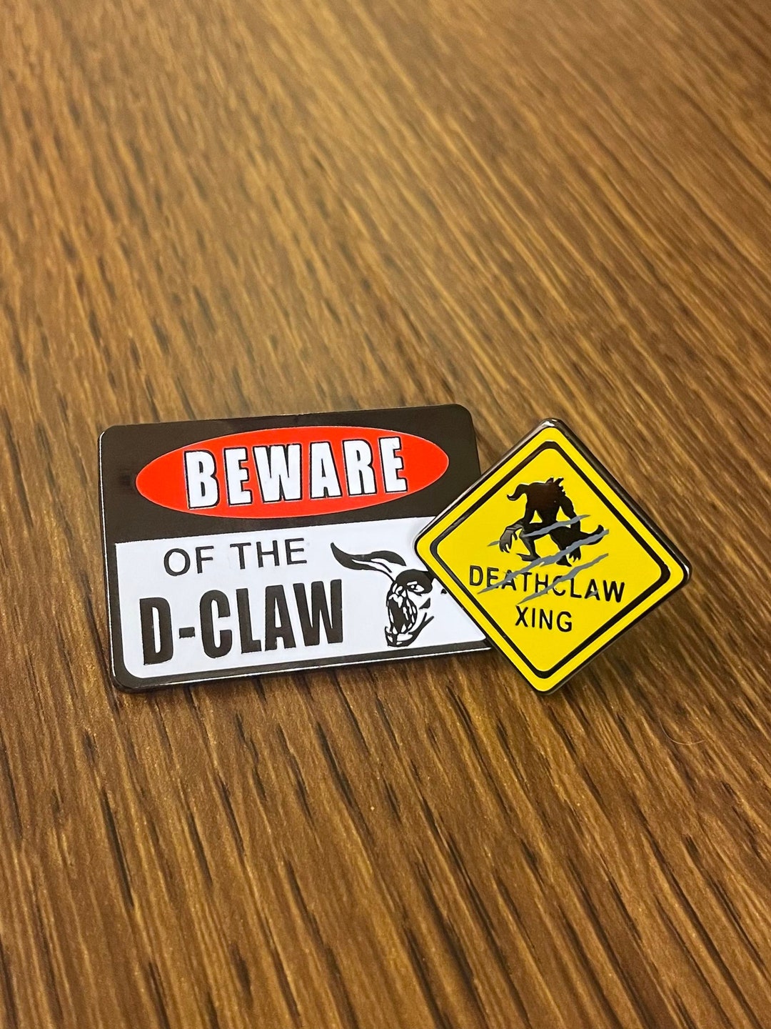 Deathclaw Signs Enamel Pins - Etsy